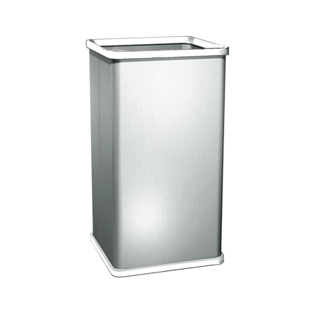 ASI 0811 Free Standing Stainless Steel Waste Receptacle #ASI-0811
