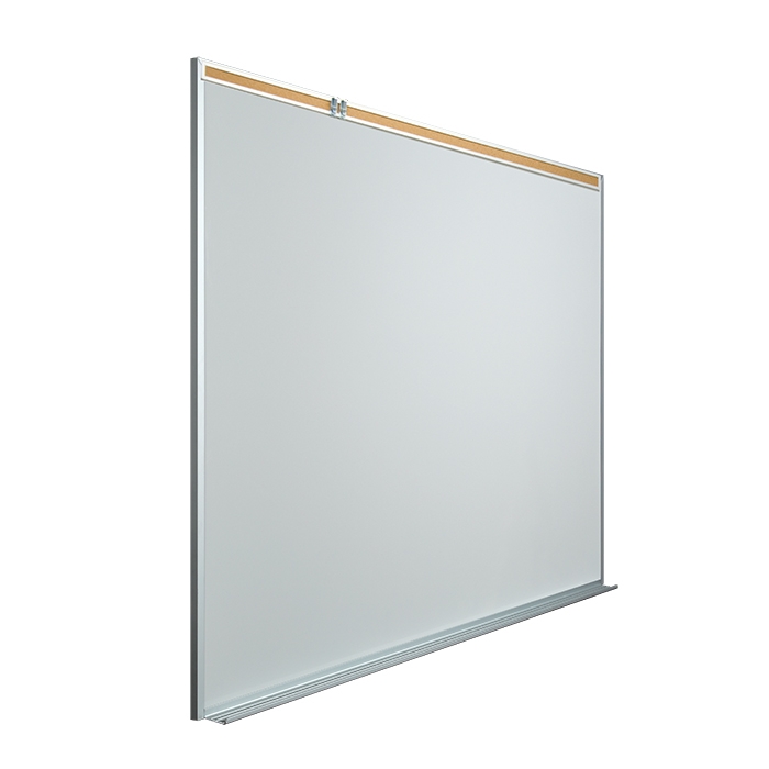 ASI 9801 Porcelain Marker Board 2 Inch Map Rail Flat Tray High Gloss ...