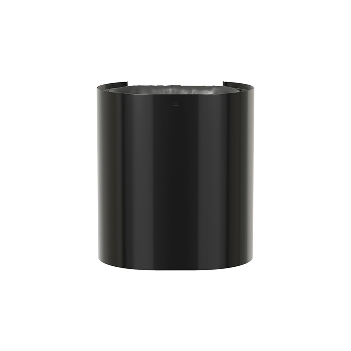 Bradley 3B1 Elvari Brushed Black Surface Mounted Waste Receptacle ...