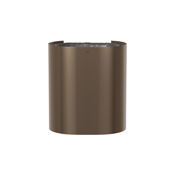 Bradley 3B1 Elvari Brushed Bronze Surface Mounted Waste Receptacle ...