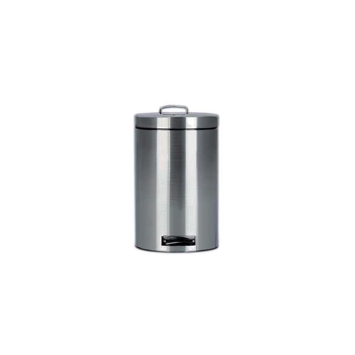 Corby 6 Inch Brushed Steel Step Can (Case Qty 6) - Item No. 63 #CW-63