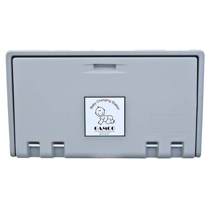 GAMCO BCS-1 Horizontal Wall-Mounted Baby Changing Station Cream #GAM-BCS-1