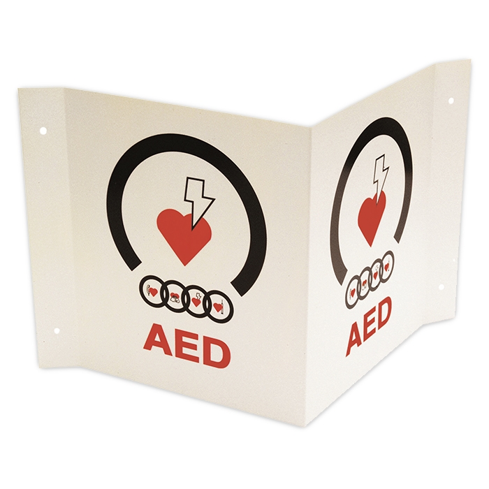 JL 14TS AED Sign 7” x 6” x 4-1/2” #JLI-14TS